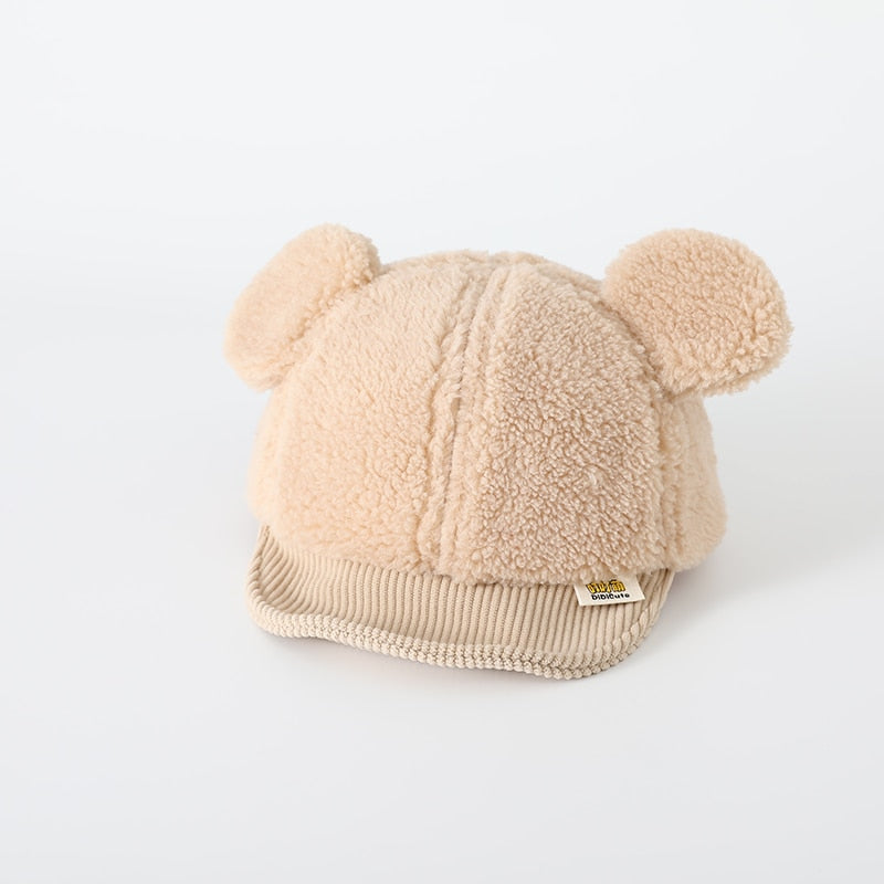 Winter Sherpa Peaked Cap