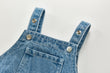 Sleeveless Denim Overalls
